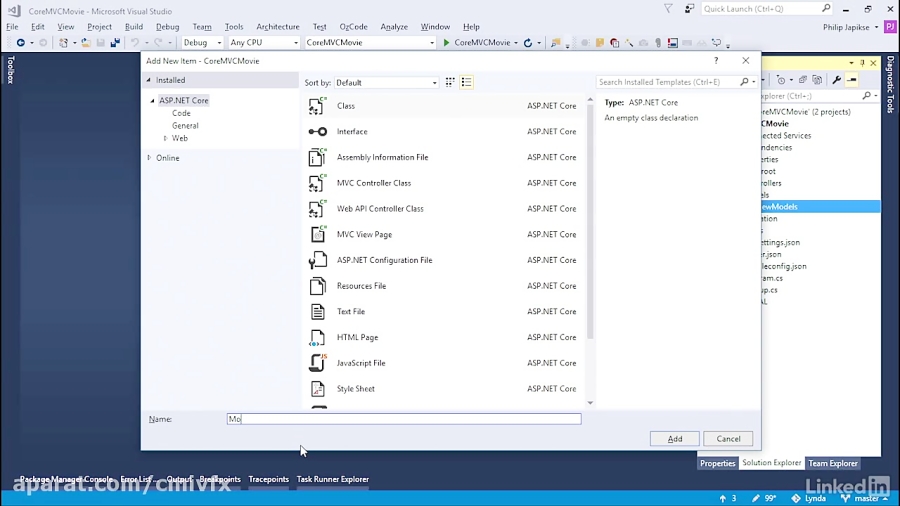 آموزش ﻿ASP.NET Core MVC - ViewModel