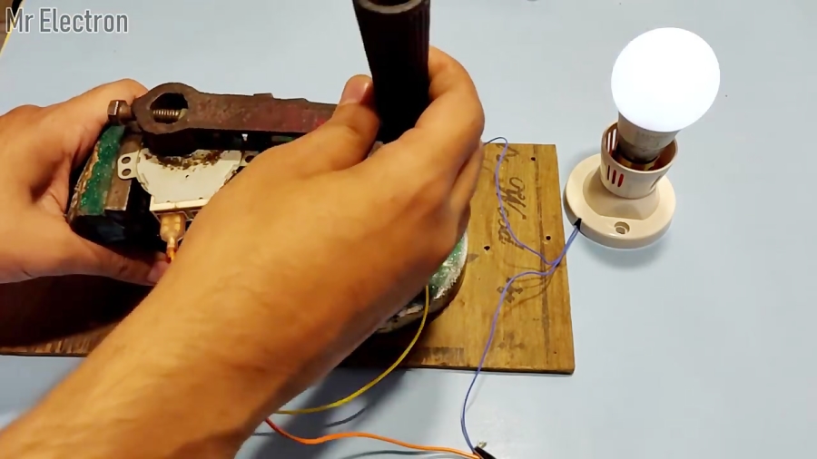 400V Electric Dynamo from 220V AC Synchronous Motor - Low RPM Generator