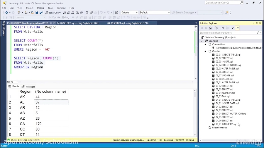 دانلود آموزش ﻿Azure SQL - سفارش داده شده توسط