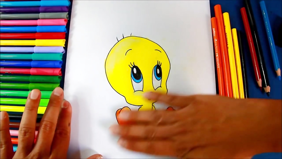 How To Draw Tweety Pie Step By Step