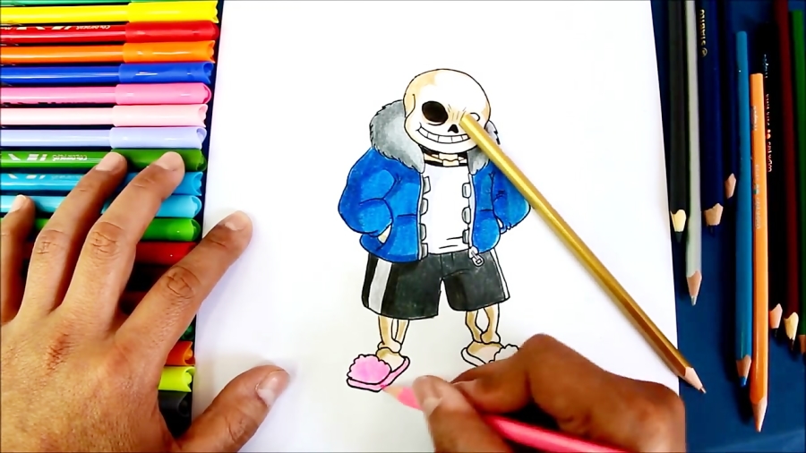 How to draw Sans (Undertale)