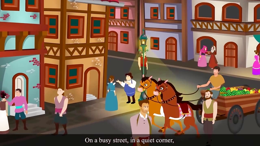 The Old Street Lamp Story in English | Bedtime Stories | English Fairy ...