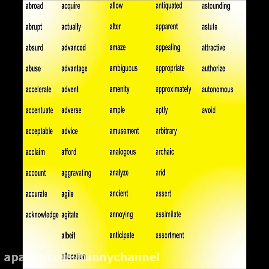 amozesh zaban englisi ( English ) - آموزش زبان انگلیسی لغات کاربردی ...