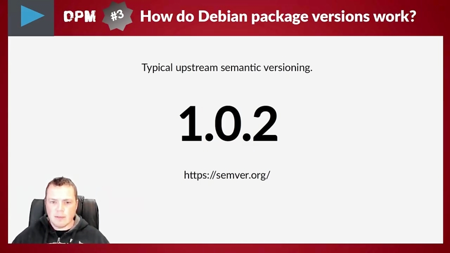 How do Debian package versions work?