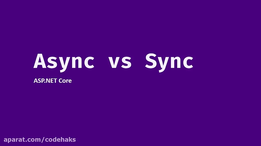 مقایسه Async و Sync در ASP.NET Core