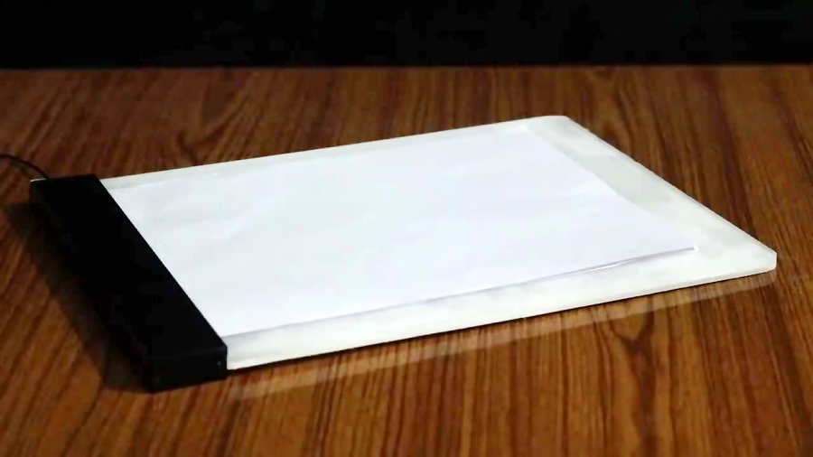 How To Make LED Drawing Copy Pad at Home