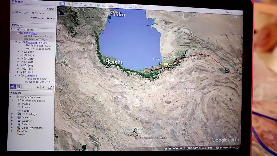 The New Route And Some Happy Iranians