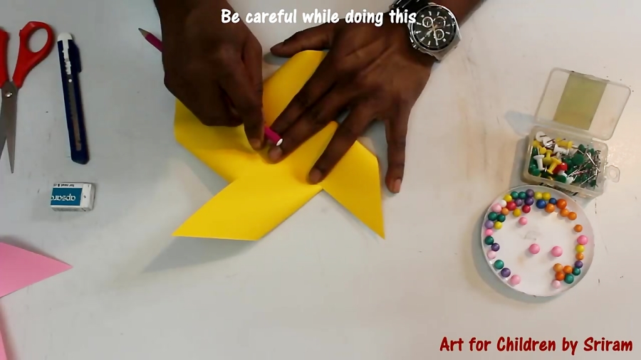 DIY How to make Paper Windmill that Spins || Easy Project for Children