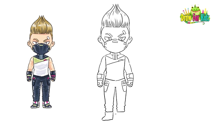 How To Draw and Coloring DRIFT FORTNITE easy step by step ~ for kids