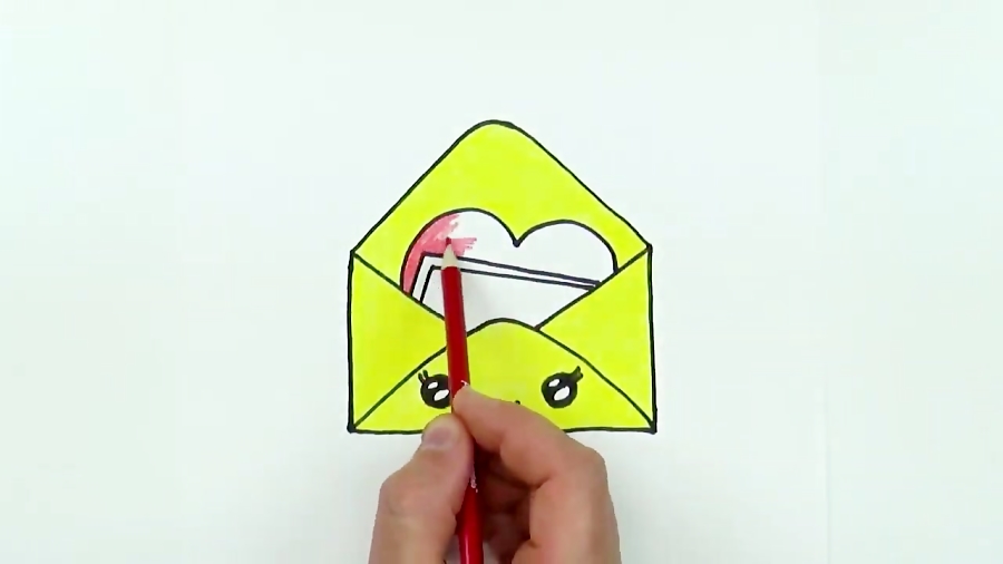 How to Draw Cute Envelope