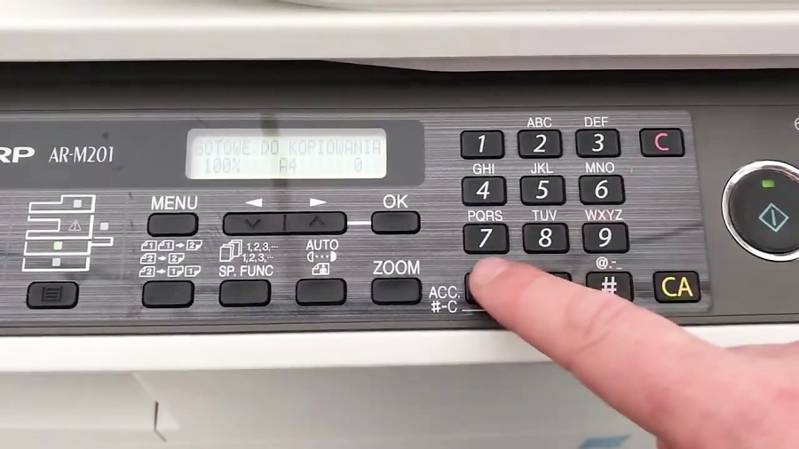 آموزش چک کردن کانتر فتوکپی SHARP AR-M201