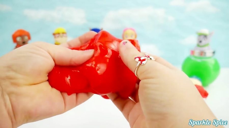 Slime surprise with paw patrol putty
