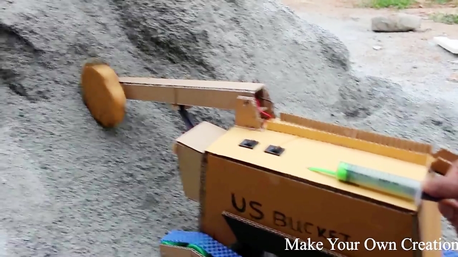 How To Make a Bucket Wheel excavator from Cardboard