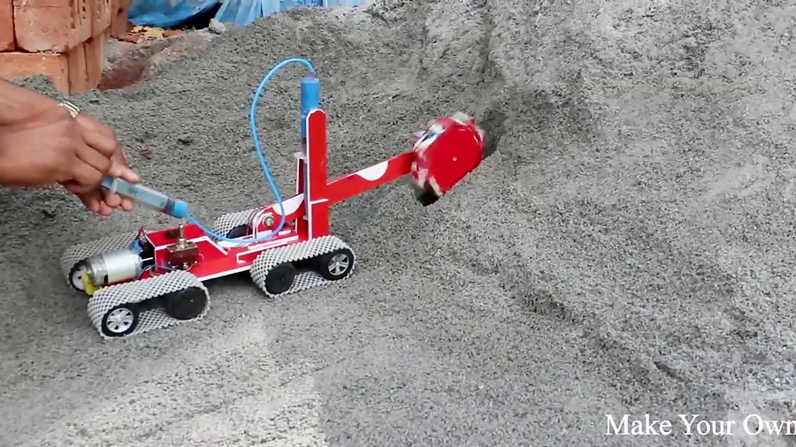 How to make a bucket wheel excavator || powerful bucket wheel