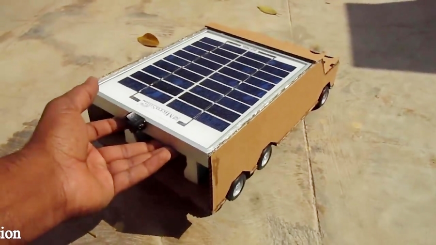 How to make a CAR - Cardboard Solar Car
