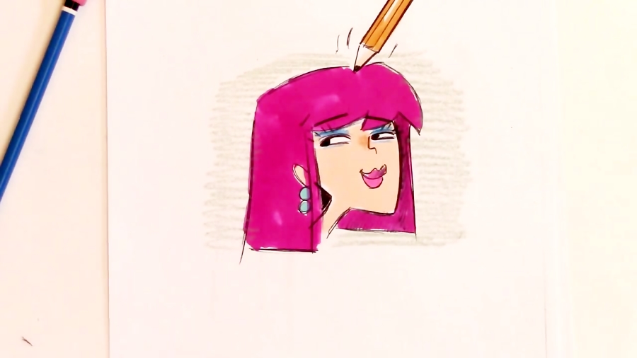 How To Draw a Simple Cartoon Girl (Step by Step)