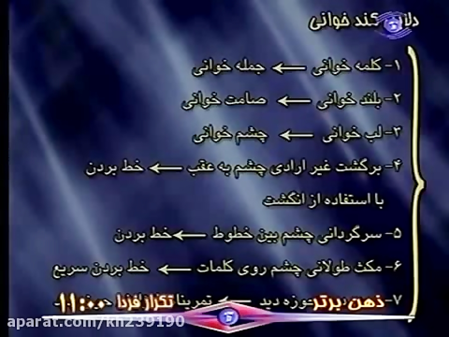 آموزش تند خوانی قسمت 01
