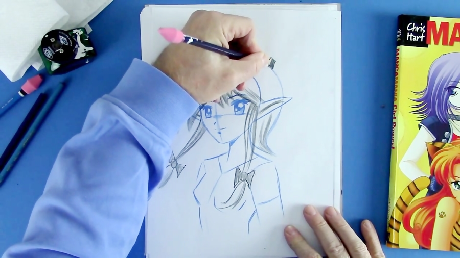 How to Draw a Manga Fairy - Step-by-Step