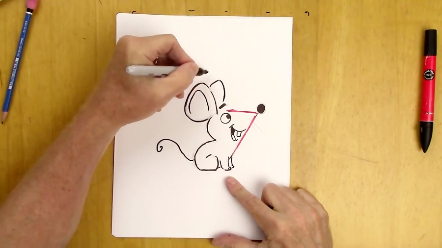 How to Draw a Cartoon From the Number "7"