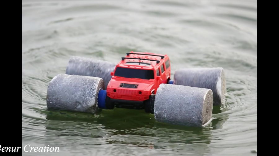 How To Make a Boat - Car Driving On Water and road - Boat