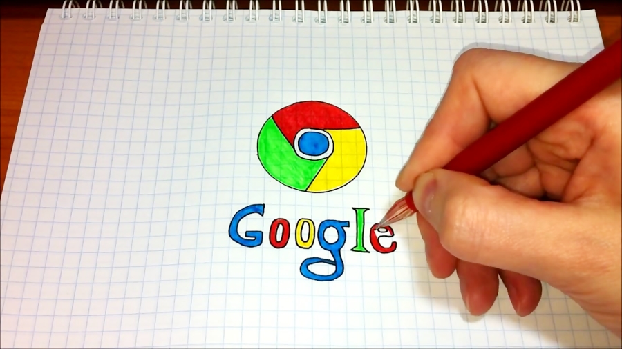 Easy drawings # 186 How to draw a Google Chrome