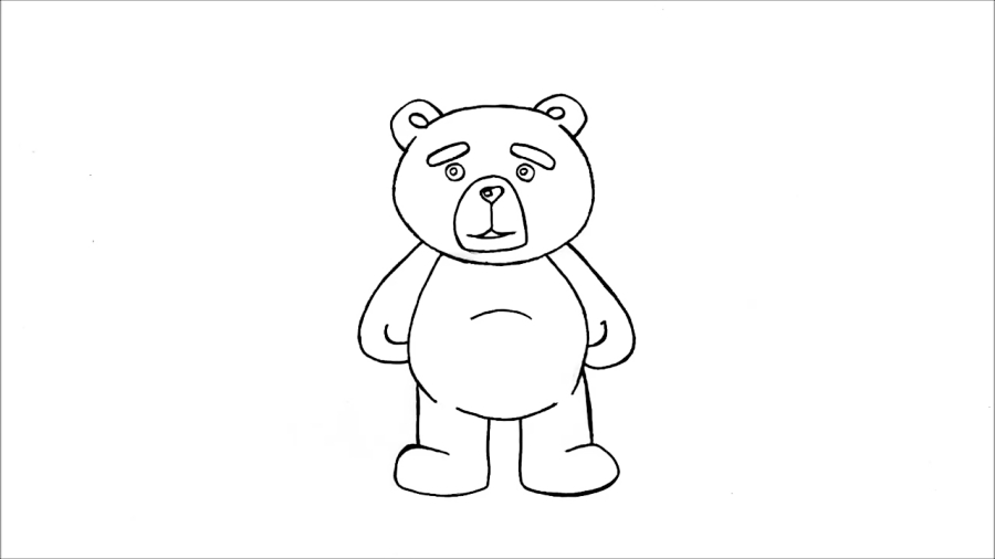 How to Draw Ted (teddy bear)