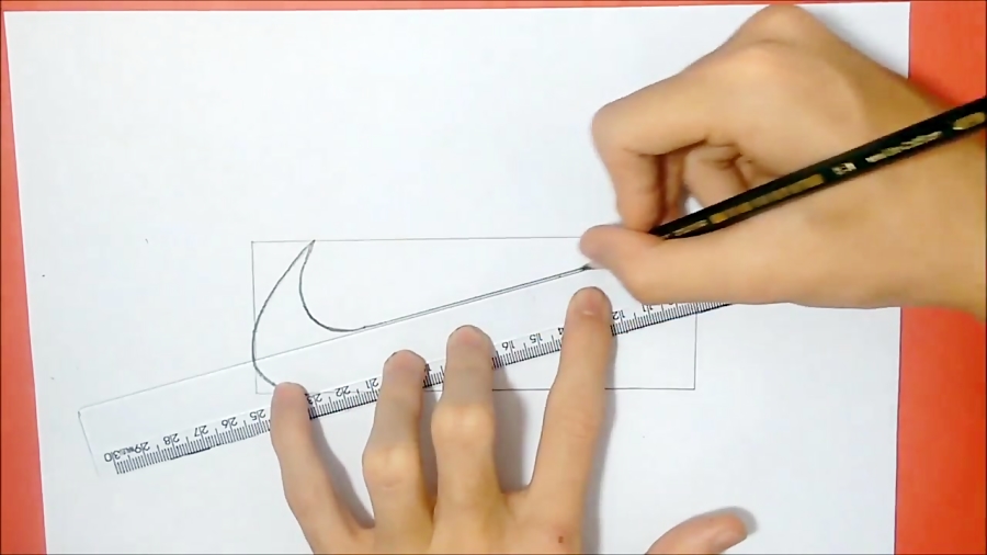 How to Draw the Nike Logo (symbol, emblem)