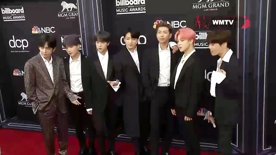 bts در فرش قرمز billboard2019