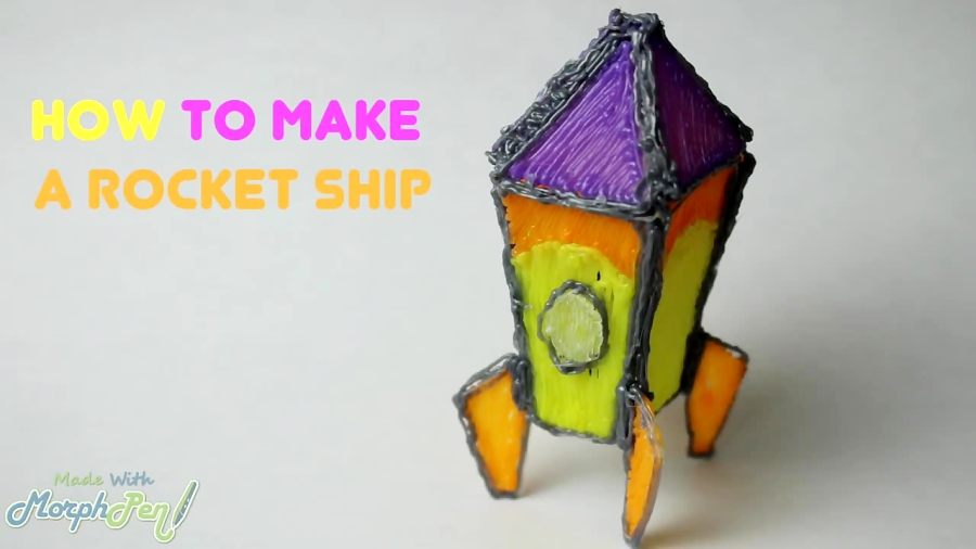 How to Make a Rocket Ship with a 3d Pen | DIY | TUTORIAL