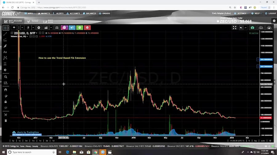 How to use the Trend-Based Fib Extension