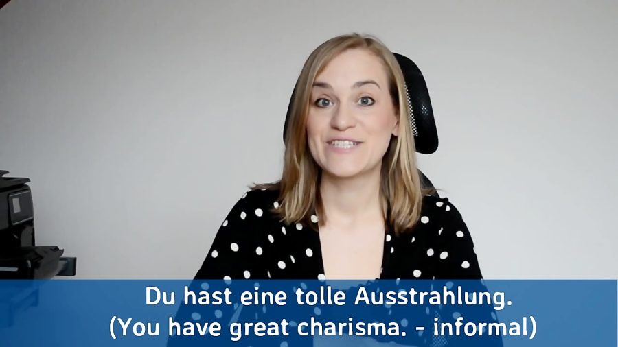 German Lesson (255) - How to Make Compliments - - B1