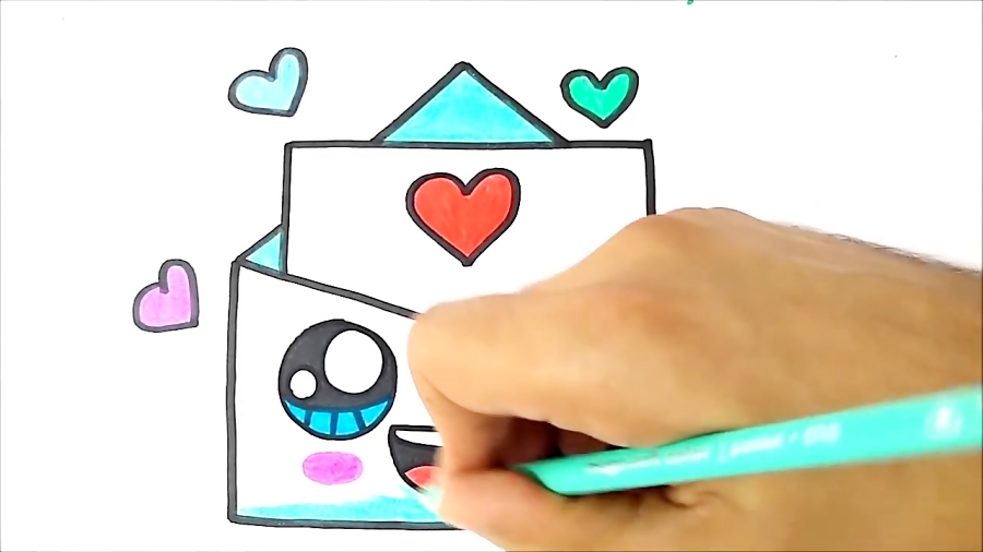 HOW TO DRAW ENVELOPE EASY STEP BY STEP