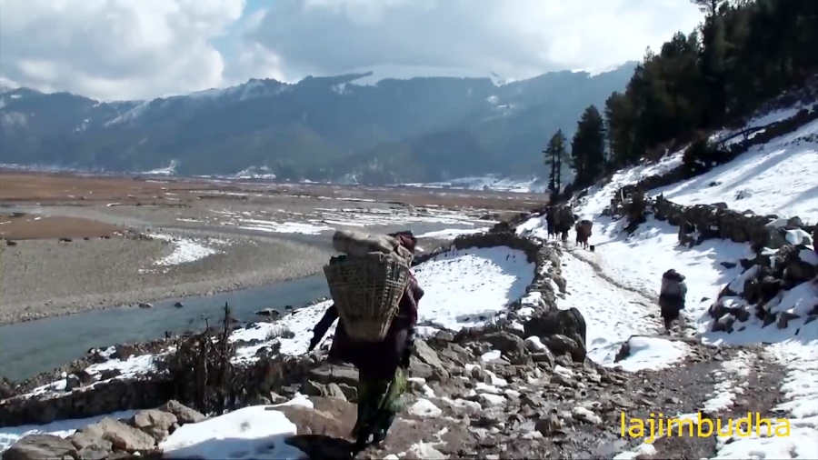 snowy way || nepal || himalayan life