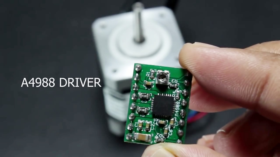 How to Drive Nema 17 stepper motor using A4988 Driver