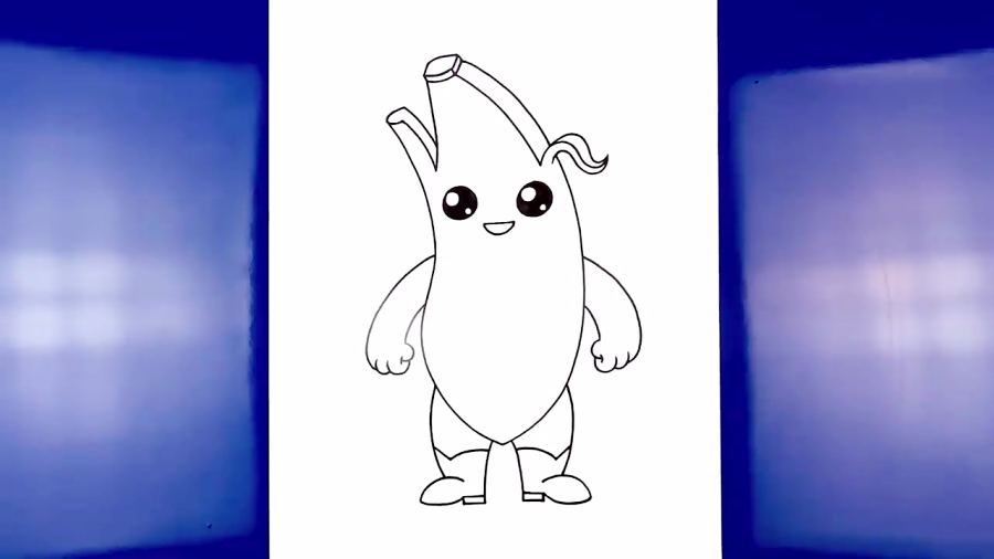 How to Draw Fortnite | Peely | Step-by-Step دیدئو dideo