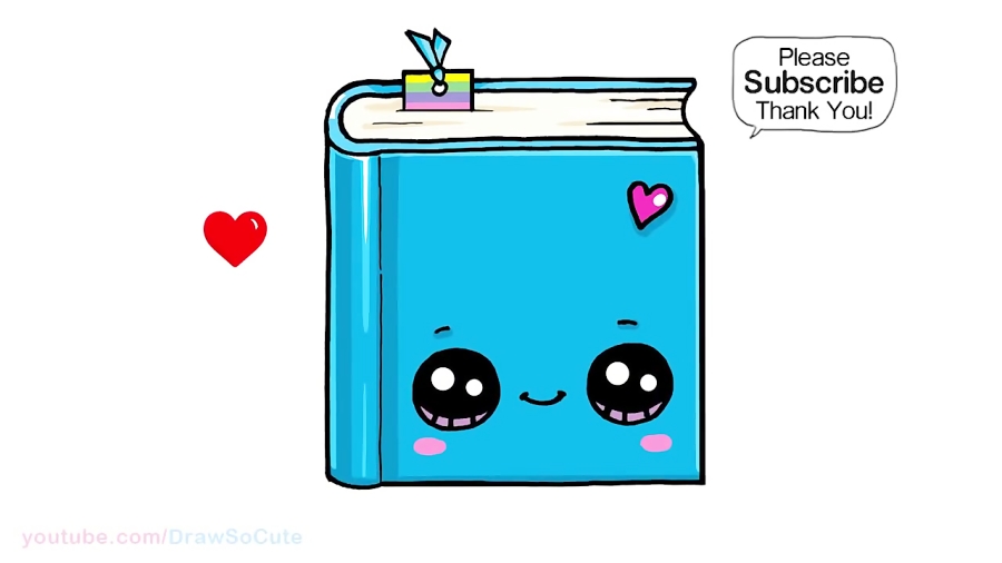 How to Draw a Book Easy | Cute Back to School Supplies