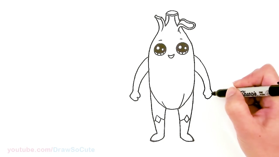 How to Draw Peely | Fortnite Skin