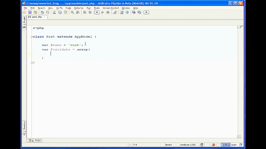 Cakephp Blog Tutorial Part 8 - Validation