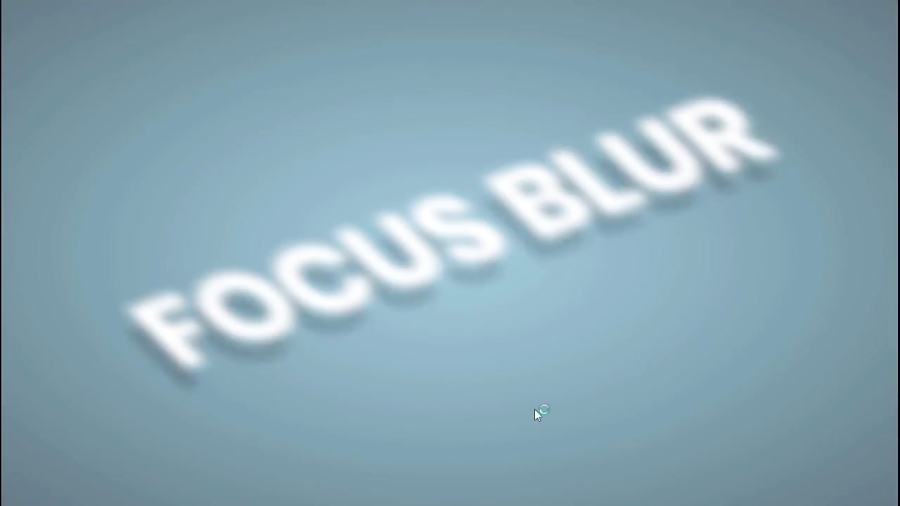 Focus Blur | CSS Floating Text Animation Effects