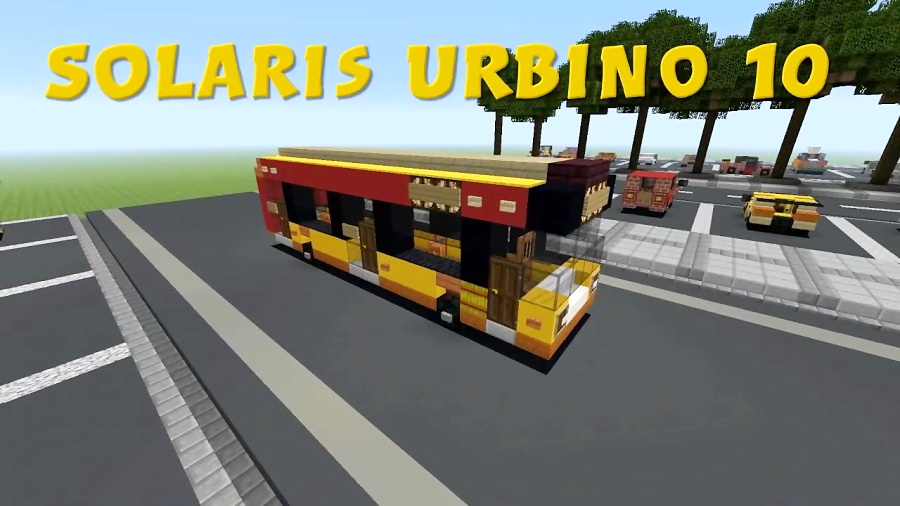 Minecraft Solaris Urbino 10 Warszawski autobus Tutorial