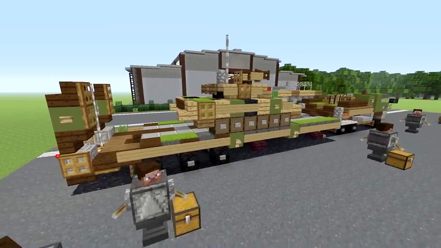 Minecraft T-90 Main Battle Tank Tutorial