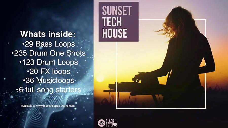 Tech House Loops and Samples - Sunset Tech House by Black Octopus Sound