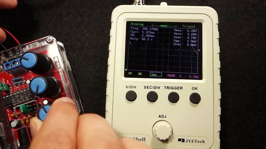 آشنایی با اسیلوسکوپ DSO150