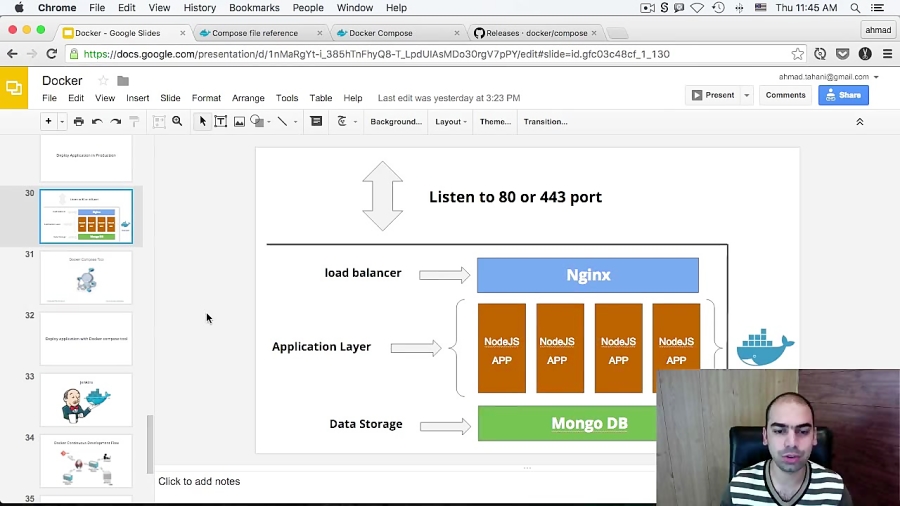 15- using docker compose for docker sample workflow