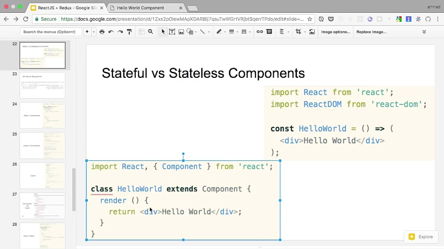 11- statefull vs stateless components
