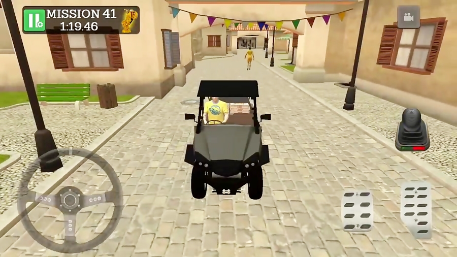 Pizza Delivery Game Pizza Cart Driving - Android Gameplay FHD