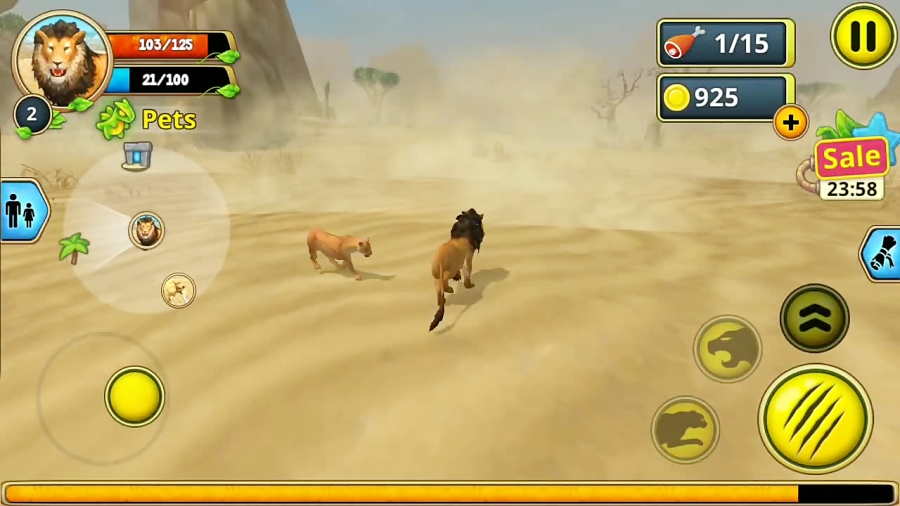 Lion Family Sim Online - Android Gameplay FHD