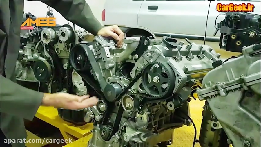 نحوه تایم گیری موتور وی شکل 2700 سی سی هیوندای