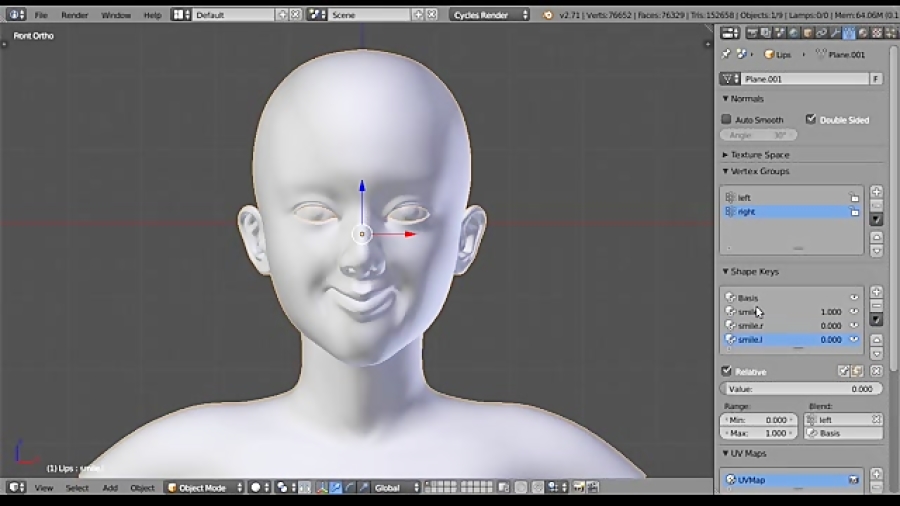 Rigging Faces In Blender