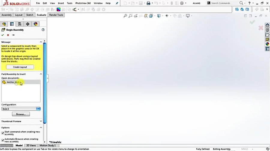 Solidworks Configuration, Design Table BOM | Part 3 Creating BOM